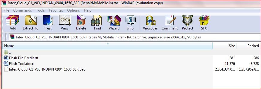 Intex Cloud C1 Flash File (Stock ROM) - RepairMyMobile.co