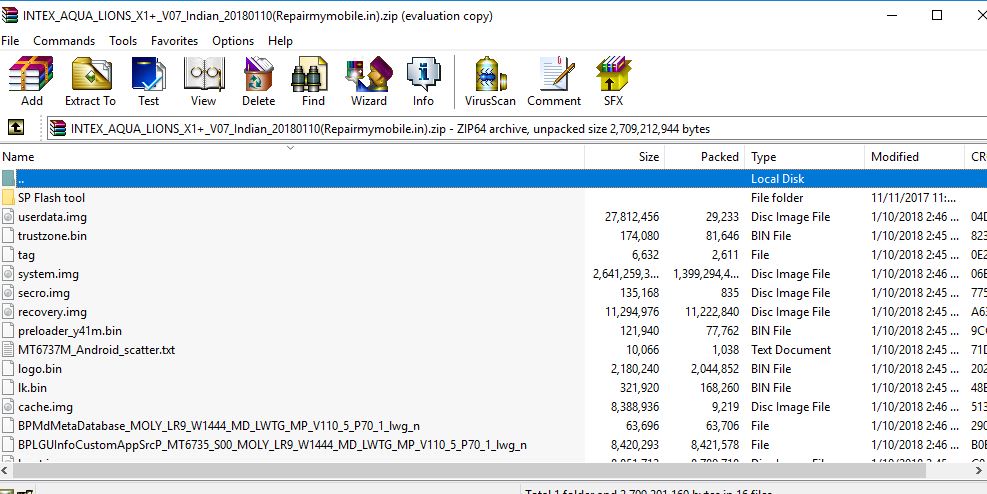 Intex Aqua Lions X1 Plus Flash File (Stock ROM) - RepairMyMobile.co